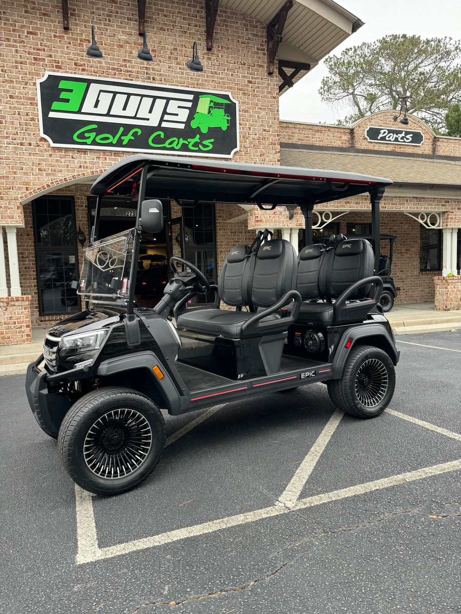 2026 EPIC E40FX 4FF LITHIUM BLACK SN:003742 | 3 Guys Golf Carts