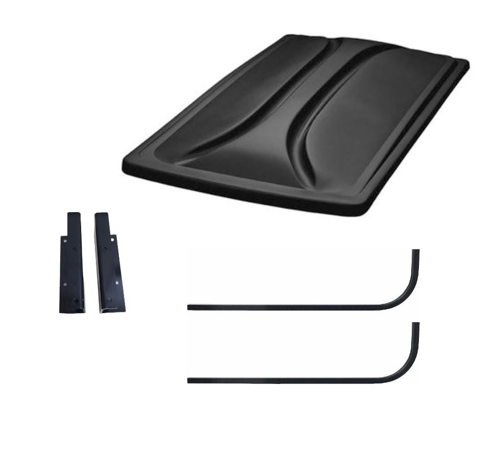 80" Black Extended Roof Kit for Club Car Precedent Golf Carts 2004+ | 3 ...