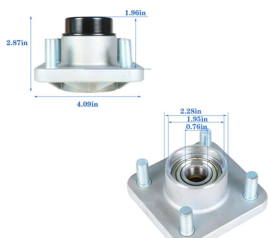 Front Wheel Hub for Yamaha G2-G29 Golf Carts